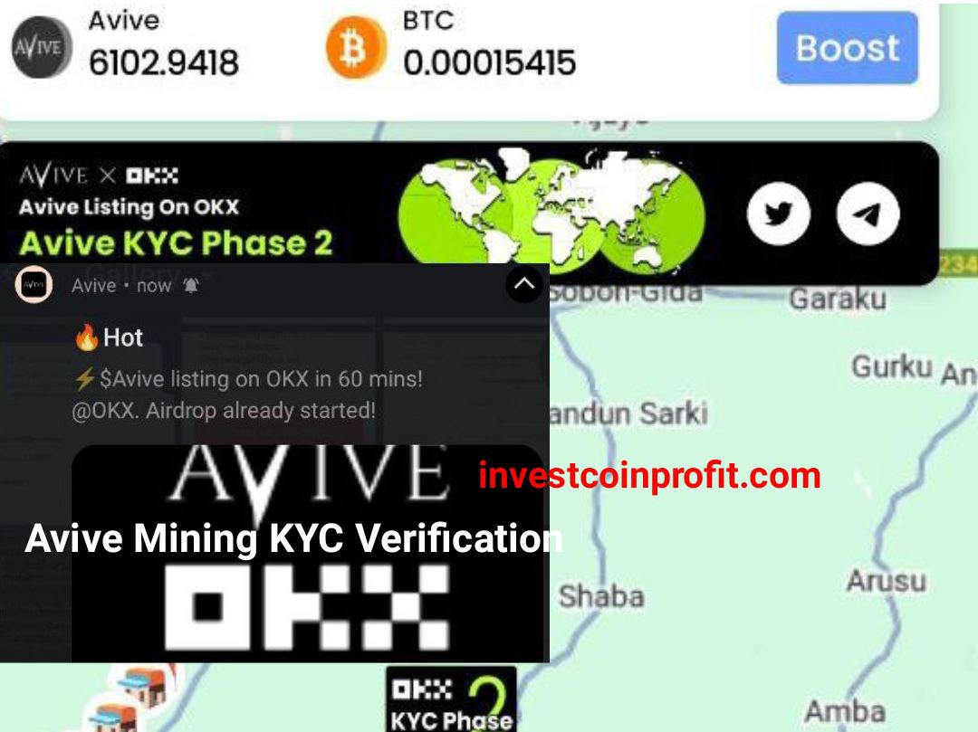 How To Complete Avive Mining KYC Verification (Unlock Avive and BTC Giveaway) - Invest Coin Profit