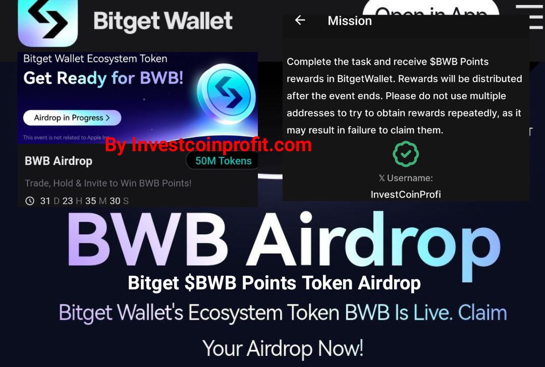 Bitget BWB Points Airdrop: Via OpenEx Claim $BWB Tokens For New Users (Full Review) - Invest ...