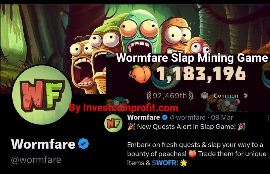 Wormfare Mining: Play Slap Game, Earn Peach for $WOFR Tokens (Use ...