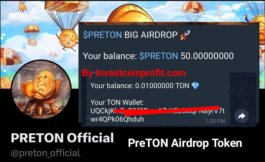 PreTon Airdrop: Earn $PRETON Tokens for Free (Submit Wallet, Full ...