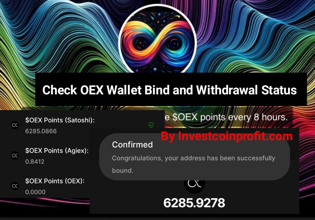 How To Check OEX Wallet Binding and Withdrawal Status on OpenEx App ...