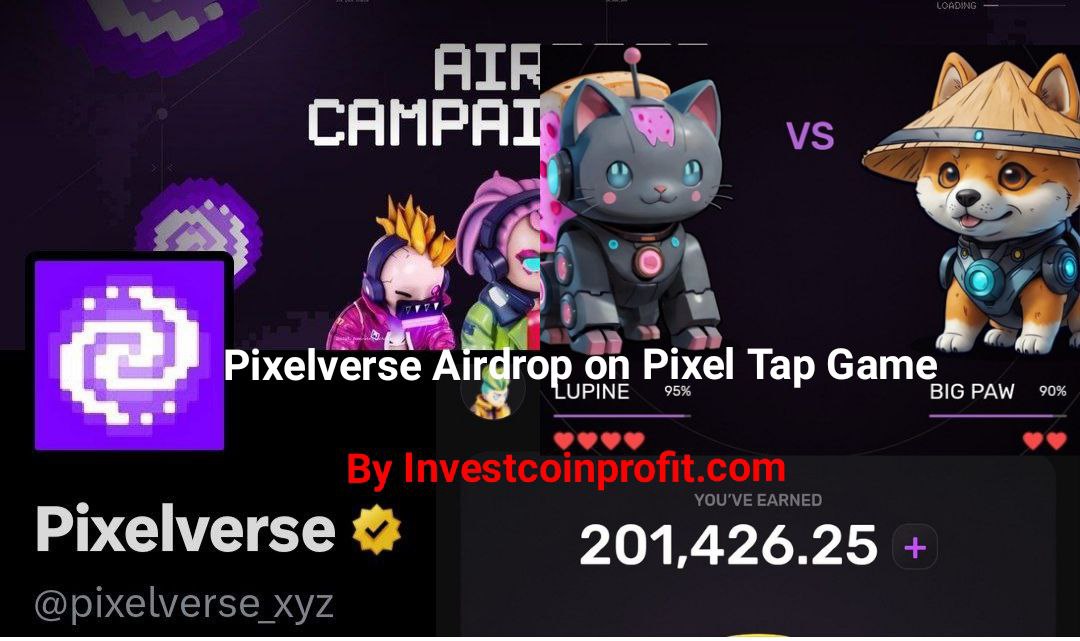 Pixel Tap by Pixelverse Airdrop: Play Game, Earn Free $PIXFI Token ...